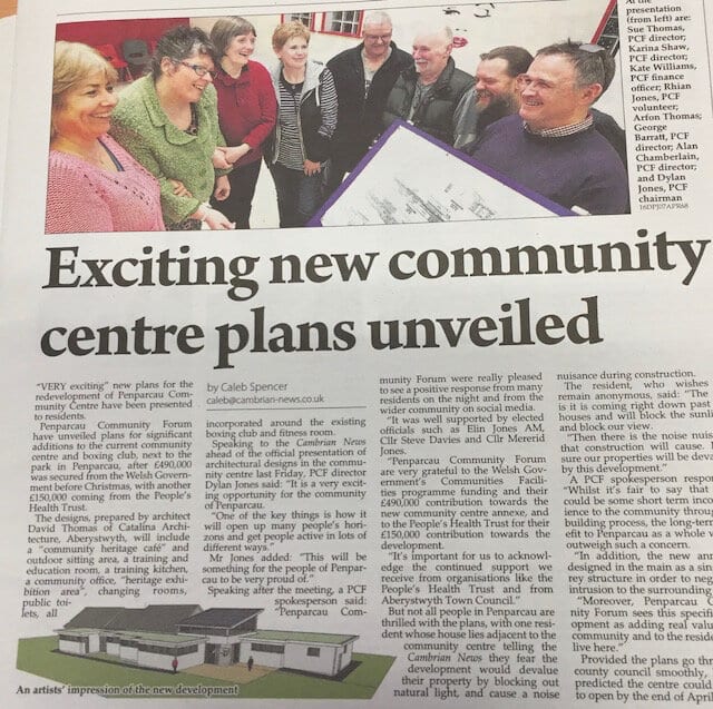 It’s open! Official opening of Penparcau Community Forum Hub ...